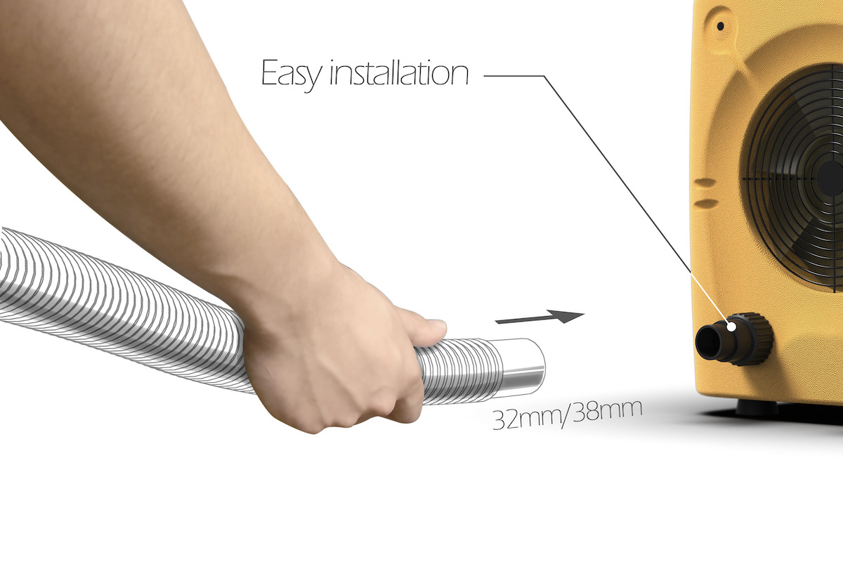 Cube iQ Mini Heat Pump | Heating and Cooling Mini Heat Pump | CUBIC