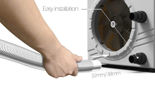 Cube γ Mini Pool Heat Pump | Small Swimming Pool Heat Pump | CUBIC